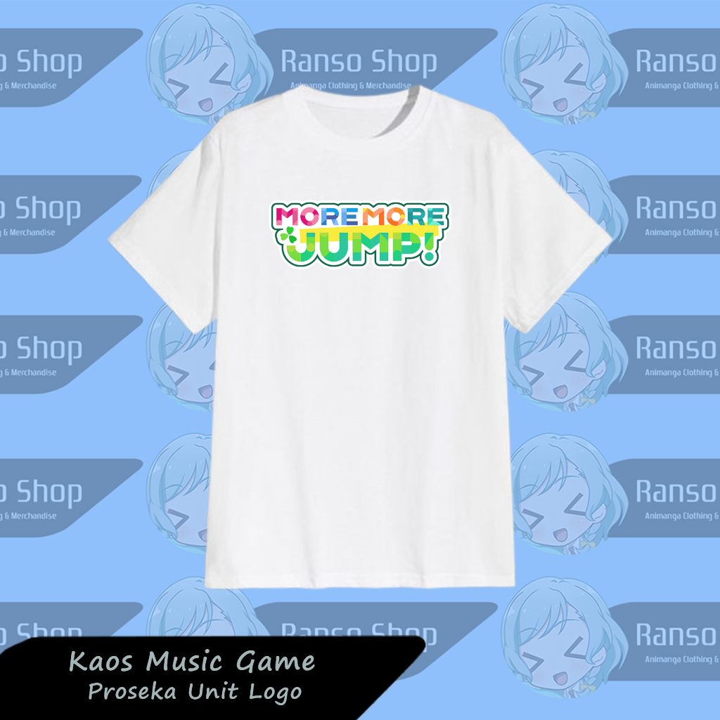 Jual Ranso Baju Project Sekai Logo More More Jump! T-Shirt Proseka More ...