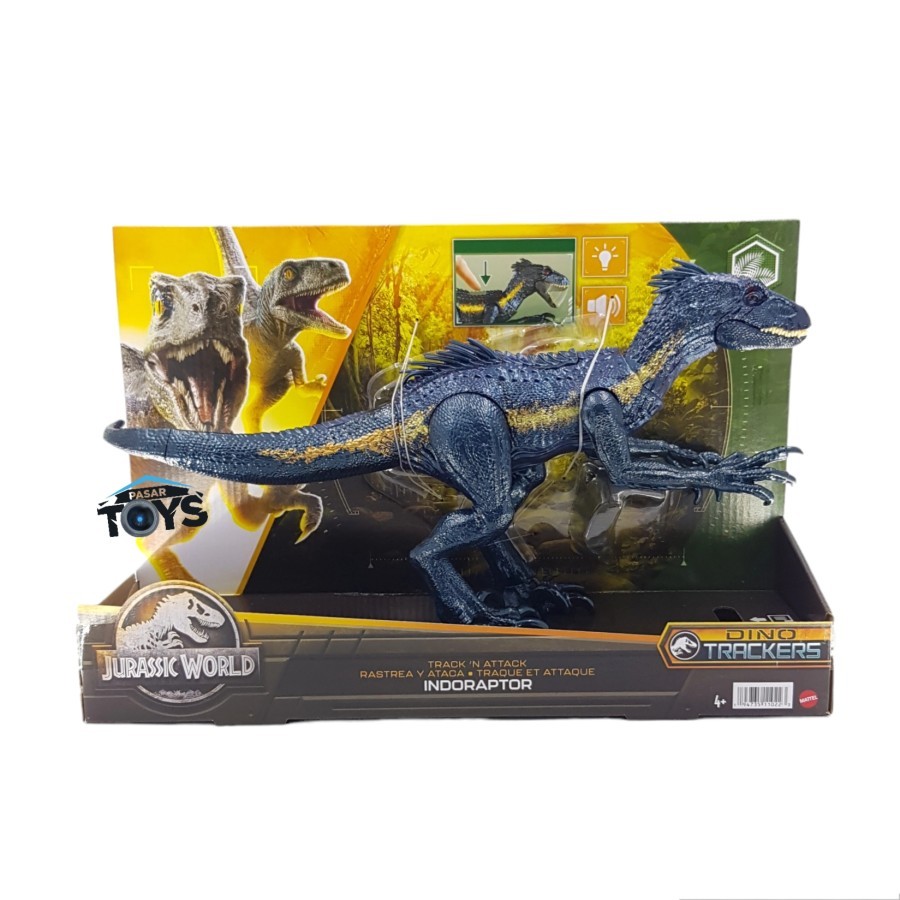 Jual Jurassic World Dino Trackers Track N Attack Indoraptor Original ...