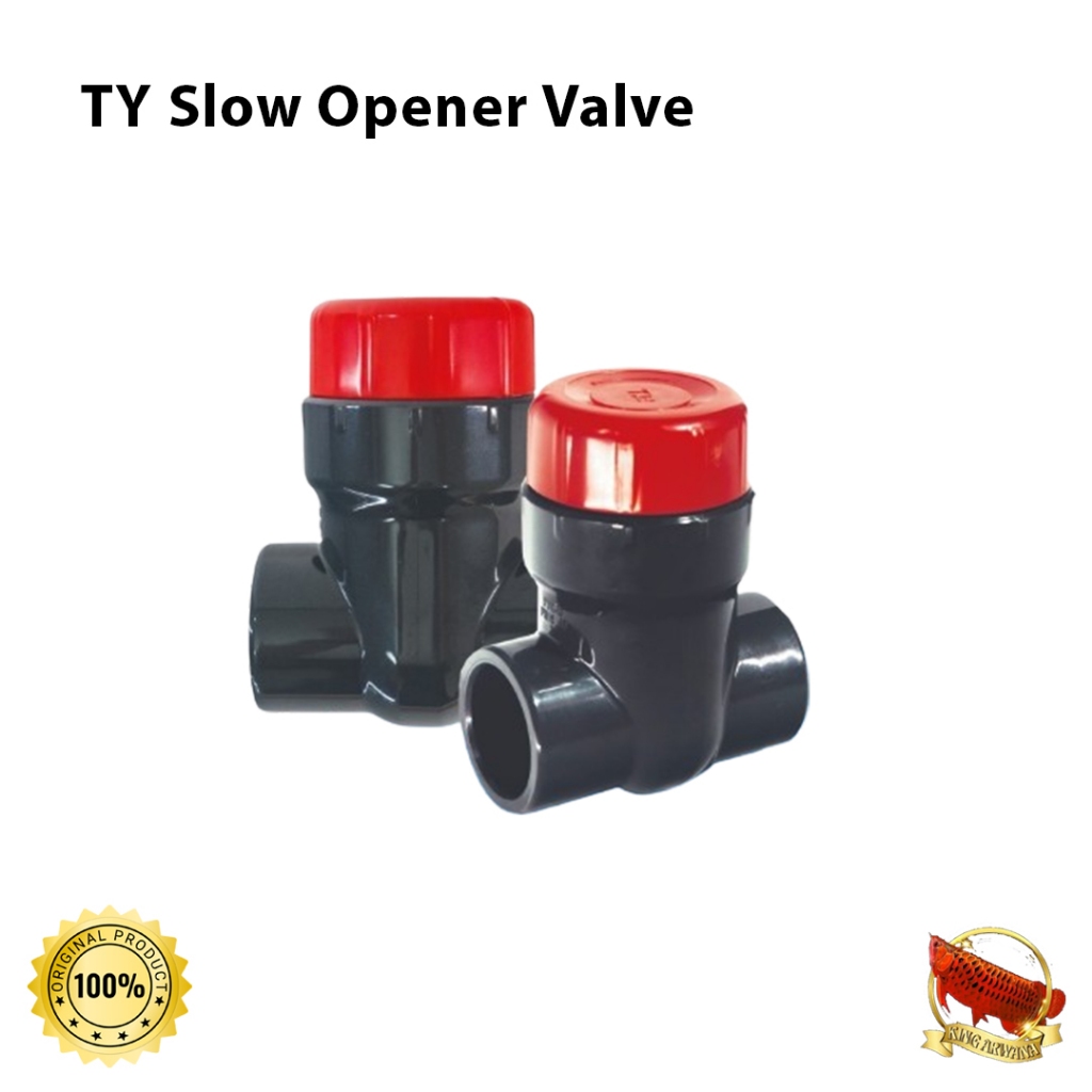 Jual TY Aquarium Slow Opener Gate Valve pipa Pipe U – PVC by 3 Pawns | Shopee Indonesia