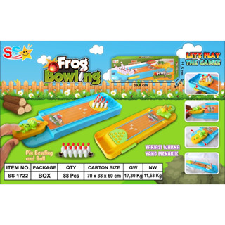 Jual Mainan Edukasi Anak Frog Bowling Katak Board game | Shopee Indonesia