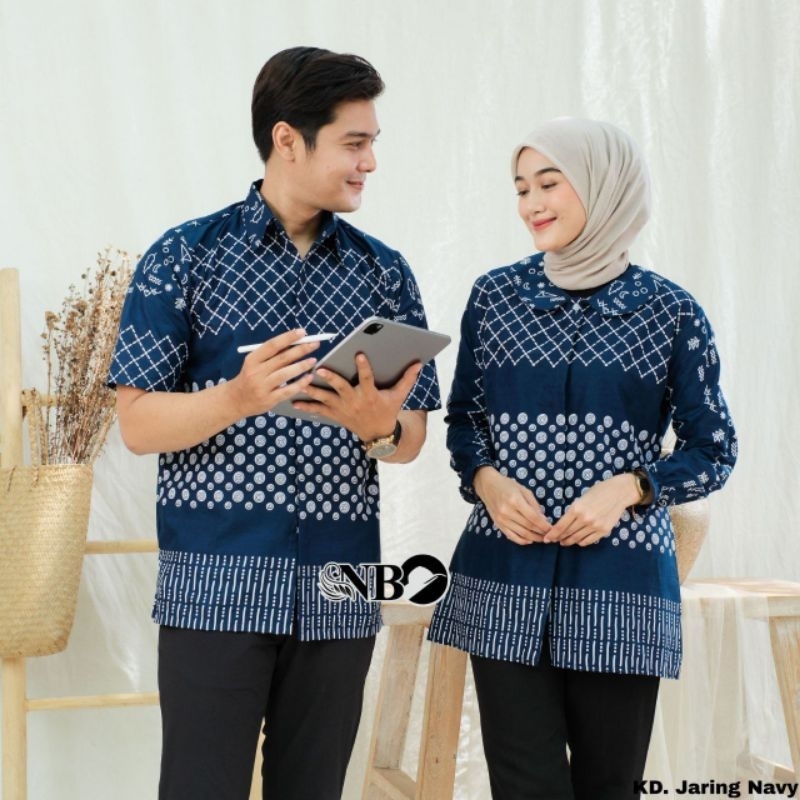 Jual (BISA COD)Maura Couple Batik Couple Sania Ruflle ORI Ndoro Jawi ...
