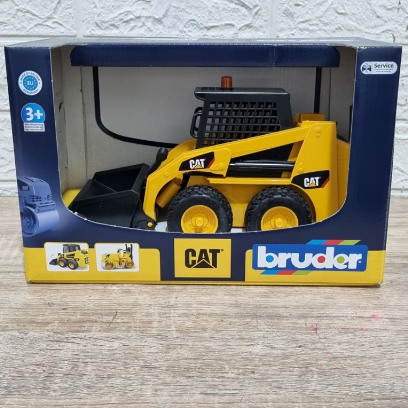 Jual BRUDER 2481 Caterpillar Skid Steer Loader Original | Shopee Indonesia