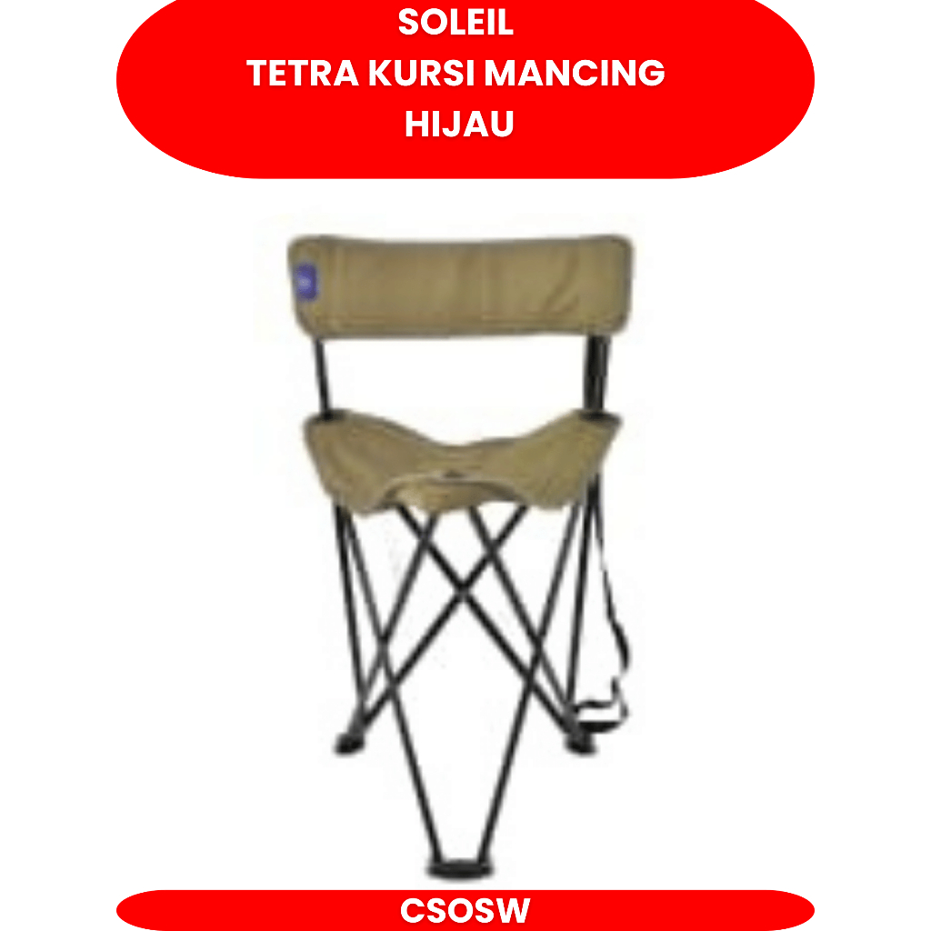 Jual Soleil Tetra Kursi Mancing - Hijau Fishing Stool Tetra Green ...