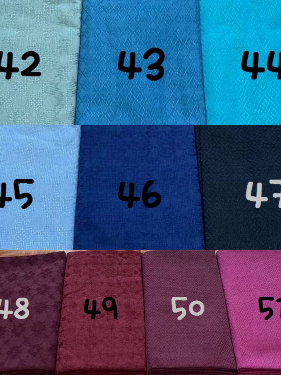 Jual Kain Dobi Dobby Polos Meteran dan Grosir Kain Super Kain Polos ...