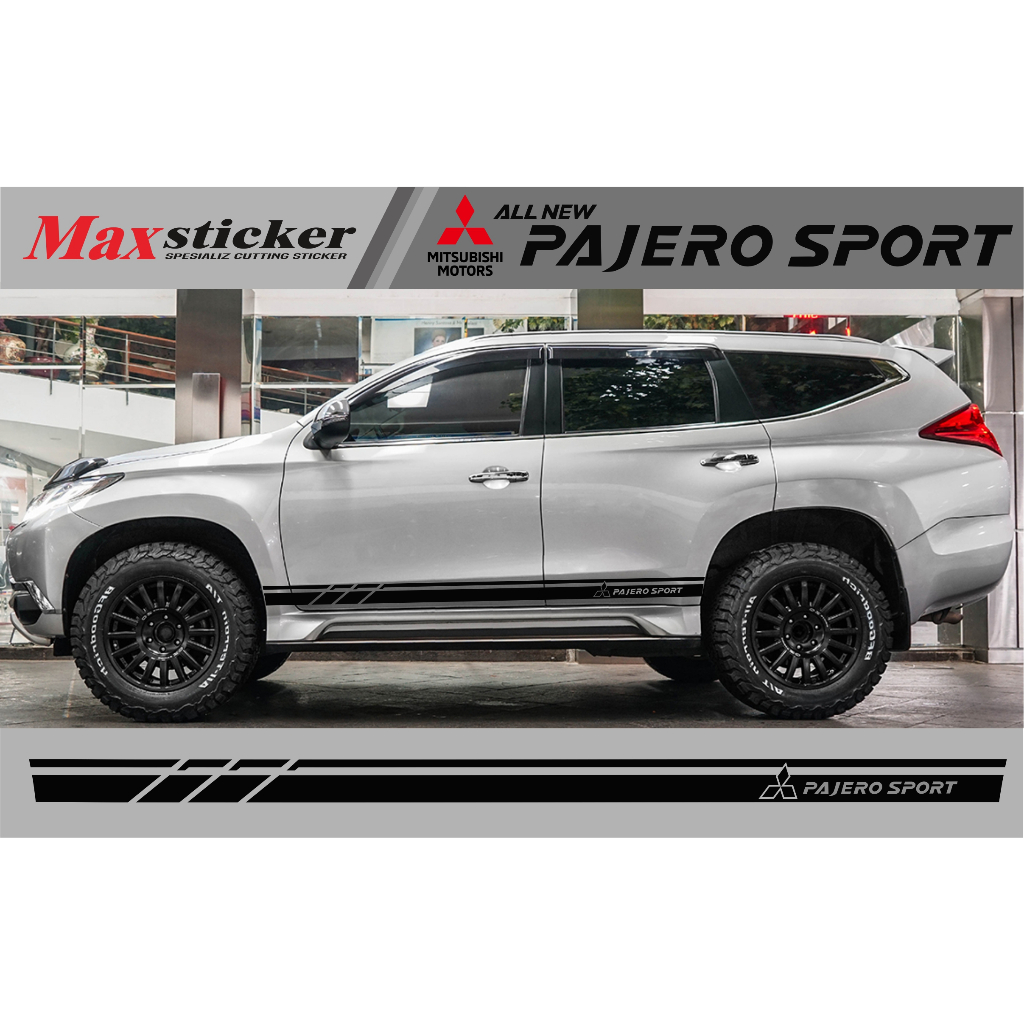 Jual Sticker All New PAJERO SPORT Striping PAJERO SPORT New | Shopee ...