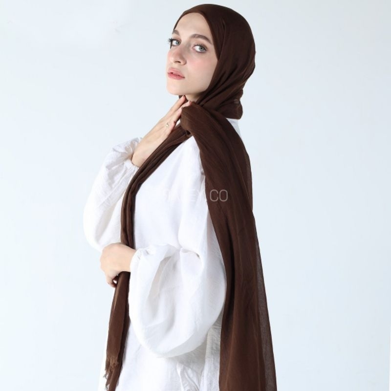 Jual Pashmina soft viscose rayon cotton/ pashmina arab cotton ...