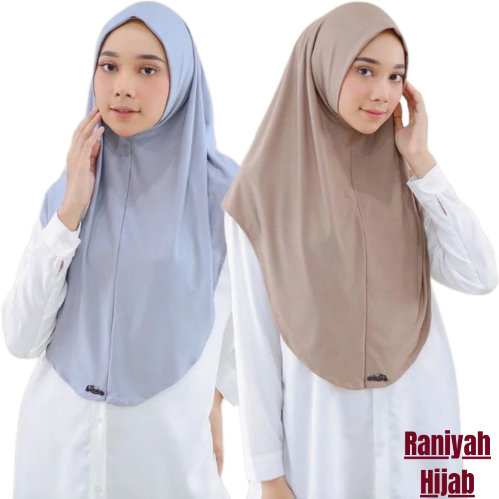 Jual Hijab Instan Jersy Non Ped/Jilbab Instan Malay Jersy/Bergo Instan Pinguin Non Ped Jersy ...