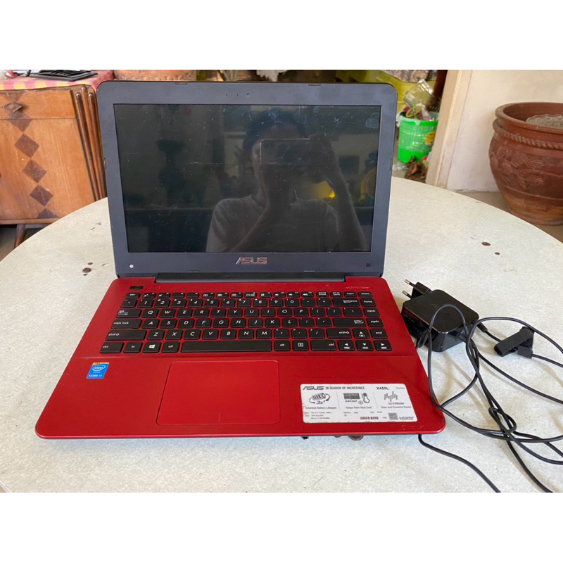 Jual ASUS NOTEBOOK X455L RED (LAPTOP SECOND) | Shopee Indonesia