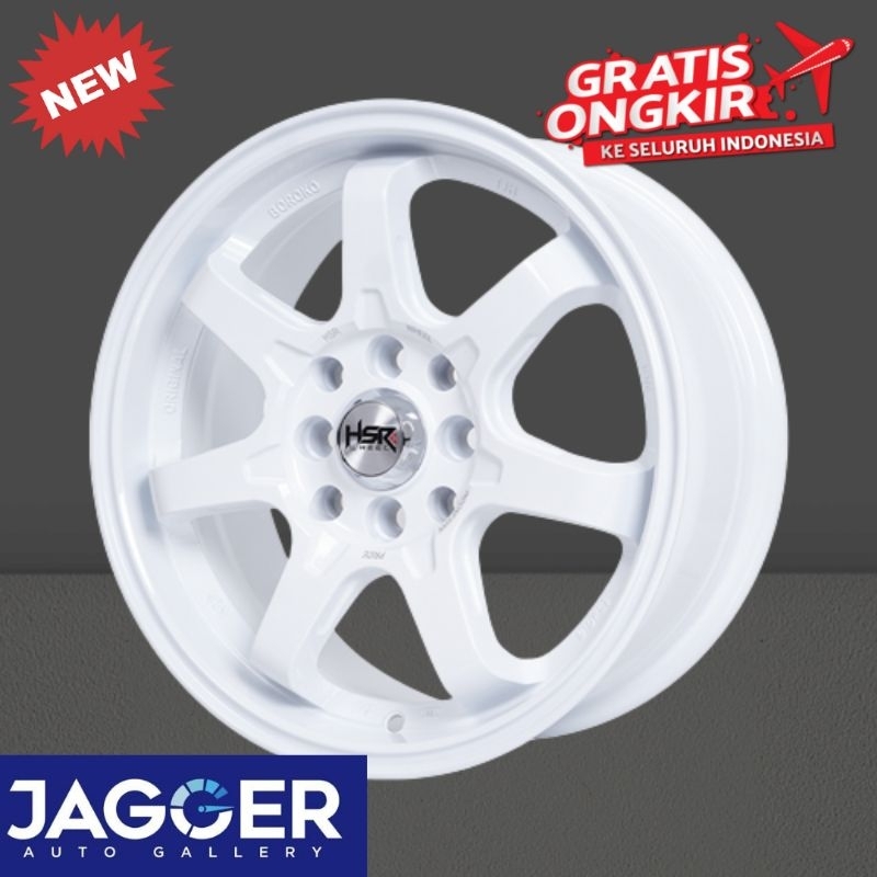 Jual Velg mobil warna putih tipe hsr boroko tjh ring 15 cocok untuk ...