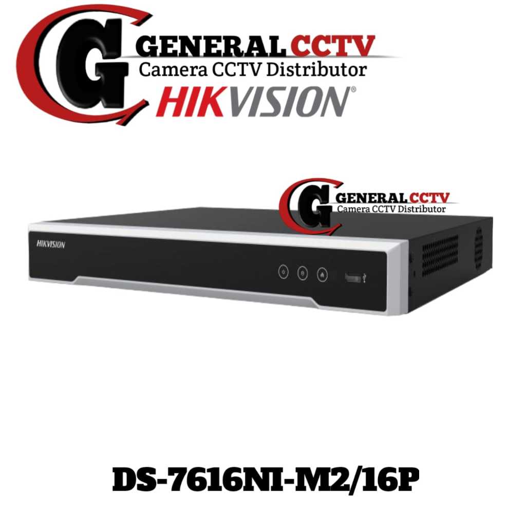 Jual DS-7616NI-M2/16P Hikvision 8K NVR 16 Channel PoE Support Multiple VCA | Shopee Indonesia