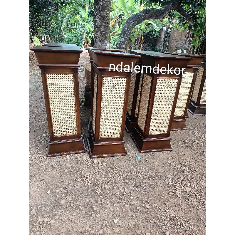 Jual STAND BUNGA KOMBI ROTAN | Shopee Indonesia