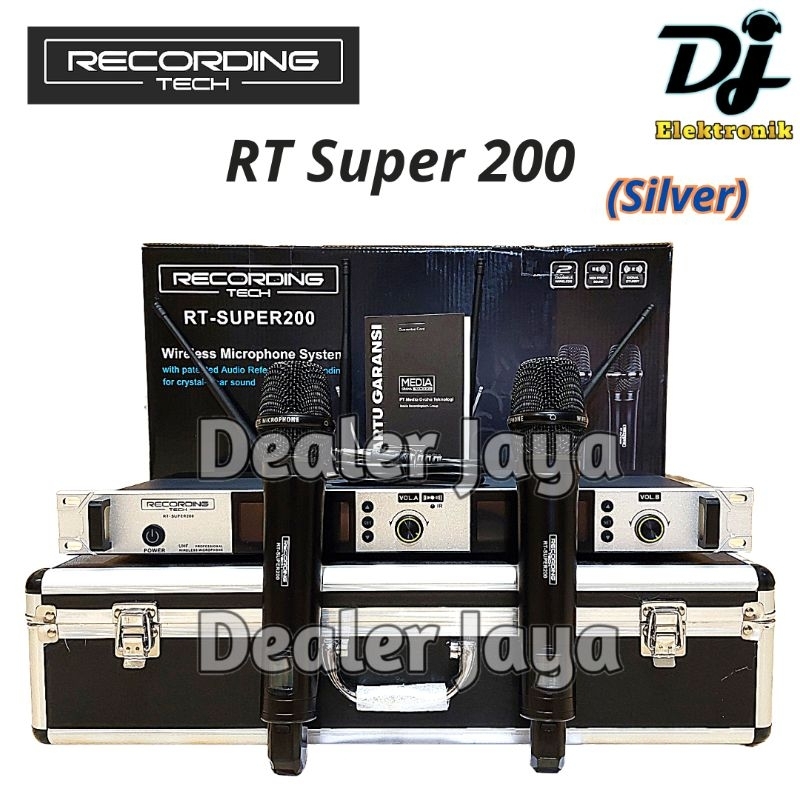 Jual RECORDING TECH RT SUPER 200 / RT SUPER200 - 2 Mic Hand Wireless ...
