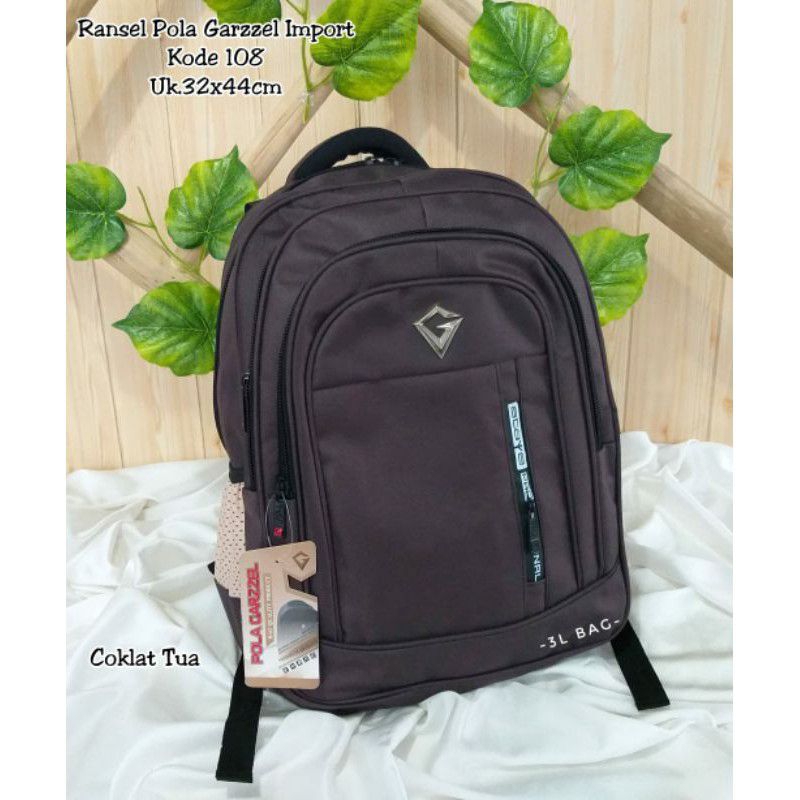 Jual pola garzel ransel sekolah,kerja,kantor dll | Shopee Indonesia