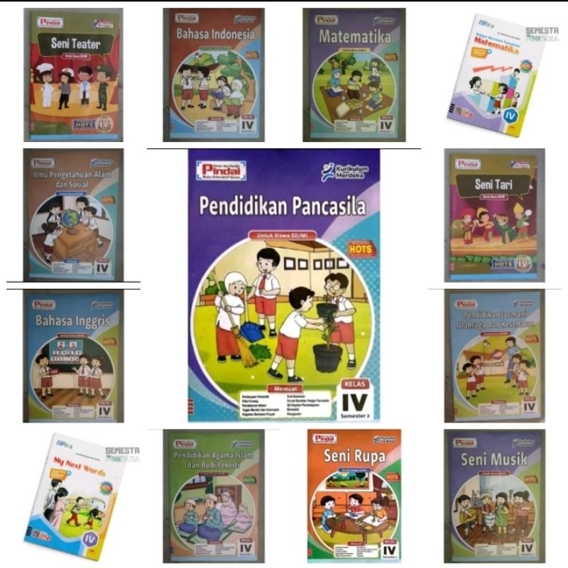 Jual Harga satuan buku LKS kurikulum merdeka untuk SD/mi kelas 4 semester 2 penerbit Arya duta ...