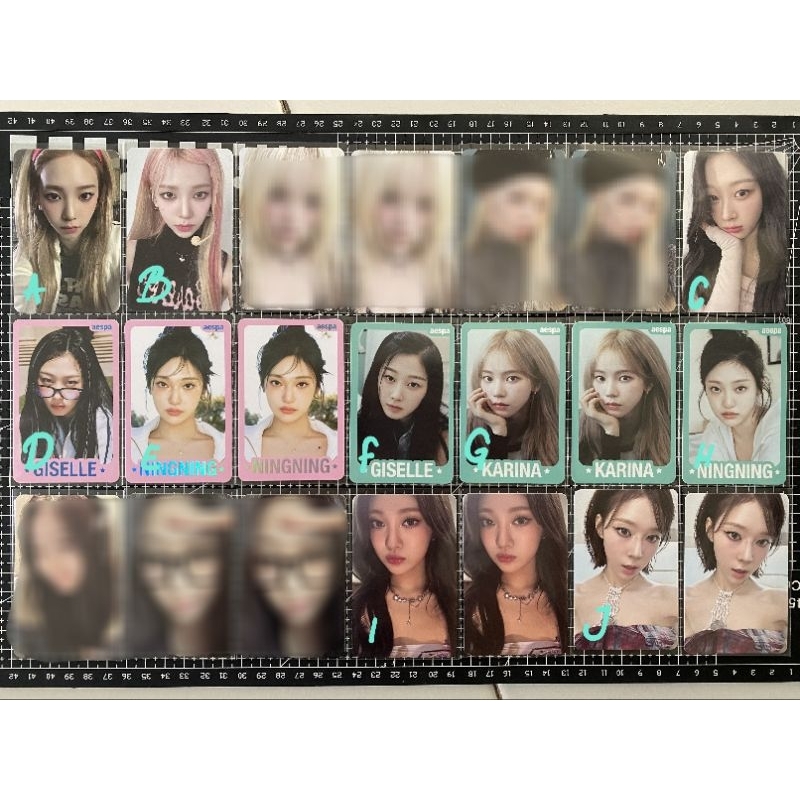 Jual trading card aespa my world a & d ver Karina Giselle Winter Ningning tc pc | Shopee Indonesia