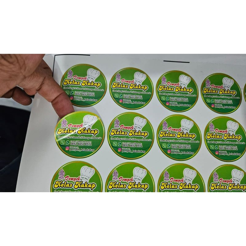 Jual Stiker Label - Bahan Stiker Vinyl Glossy A3+ | Shopee Indonesia