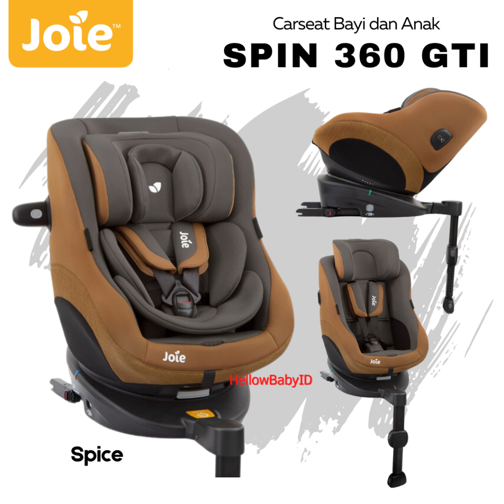 Jual Joie Car Seat Spin 360 GTi Newborn sampai 4 Tahun Standard R129 dengan ISOFIX - Spice Shale ...