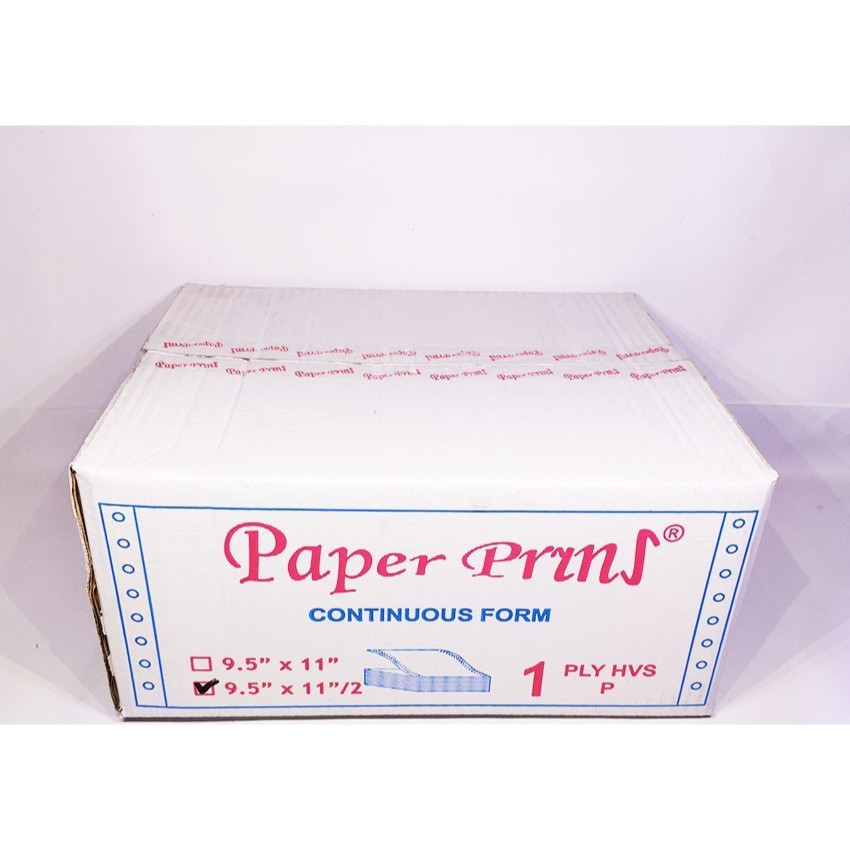 Jual PAPER PRYNS 9 1/2" X 11'' 1 PLY BAGI 2 CONTINOUS FORM KOMPUTER ...