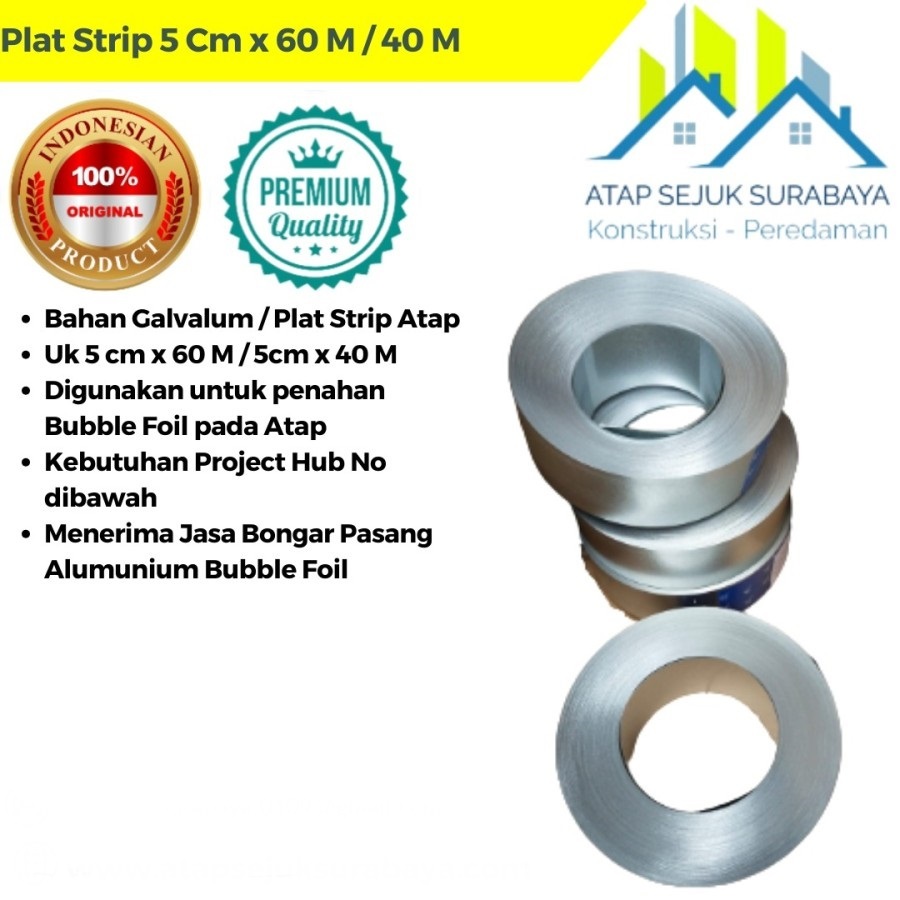 Jual Plat Strip Kencana Galvalum 40m | Shopee Indonesia