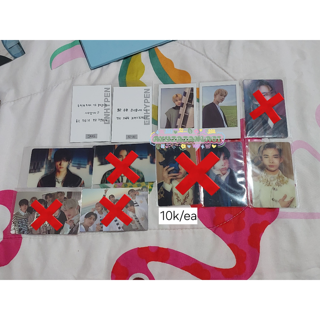 Jual Photocard Enhypen Ni-ki Jake 10K (Lenti, Message Card, Pola ...