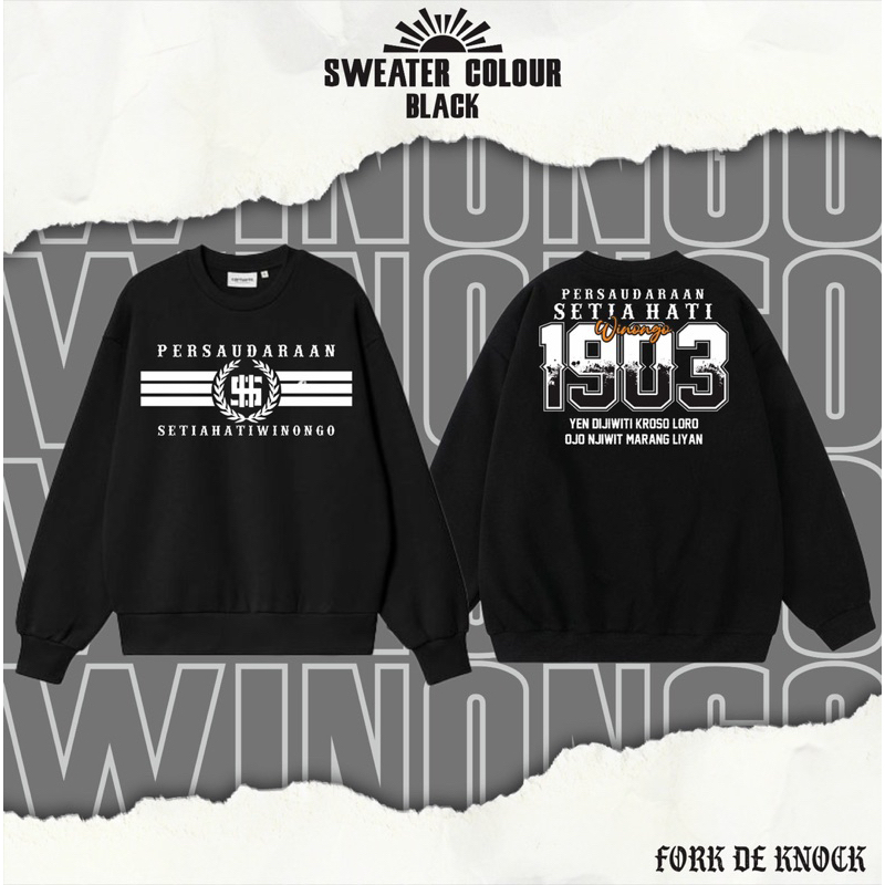 Jual Sweater Persaudaraan Setia Hati Winongo 1903 Motif Terbaru Desain ...