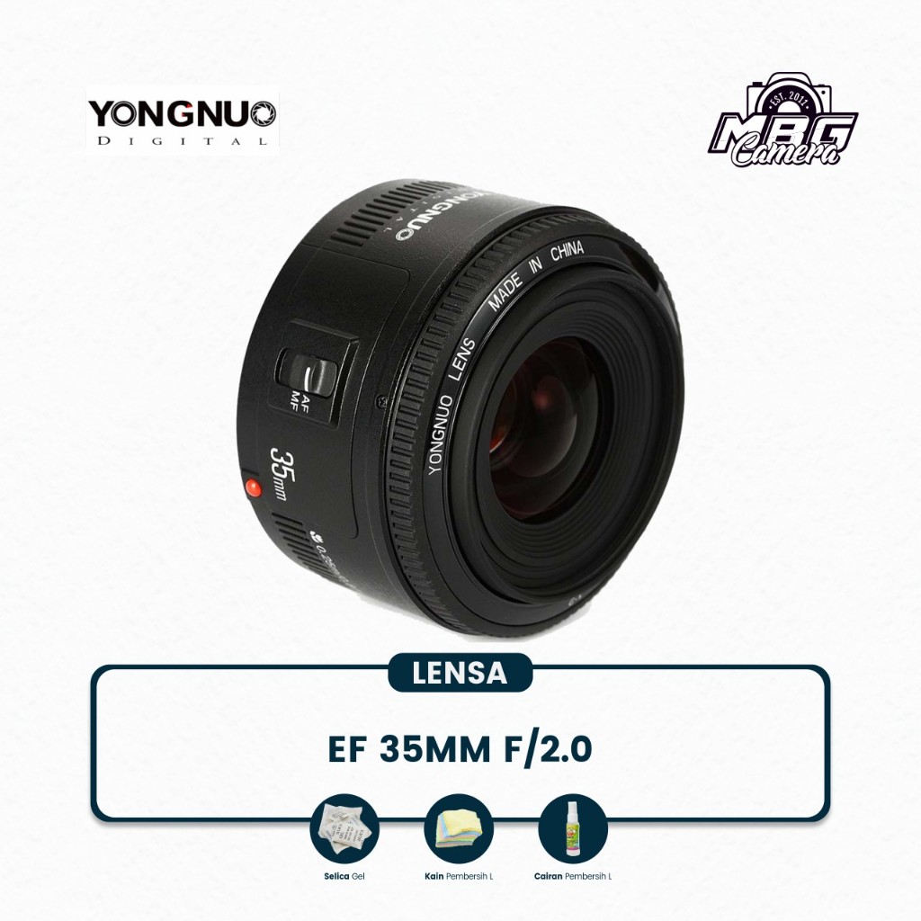 Jual LENSA YONGNUO 35MM F2 YN FOR CANON EOS SUPER BOKEH TAJAM BUKAN ...