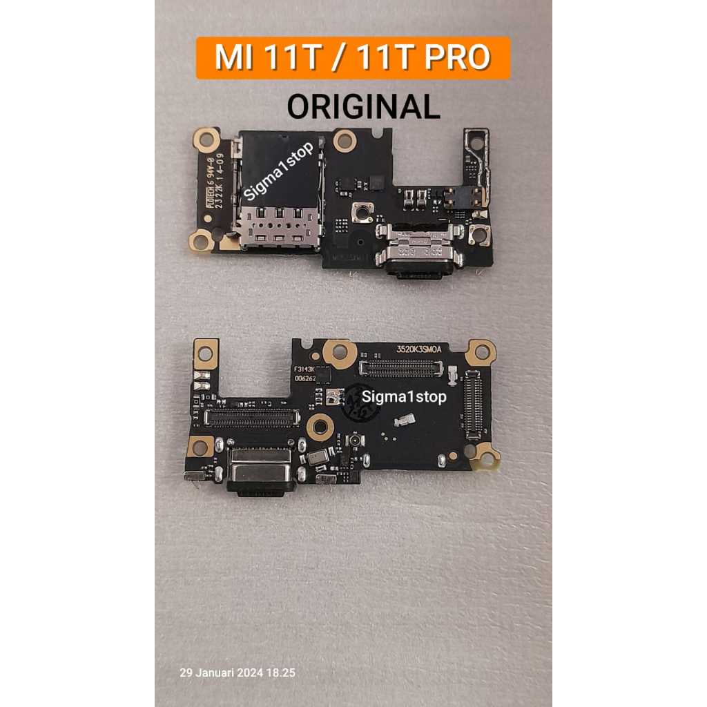 Jual XIAOMI 11 T & MI 11T PRO ORIGINAL FAST CHARGING SUPPORT PLUG IN CONNECTOR CHARGE PCB BOARD ...