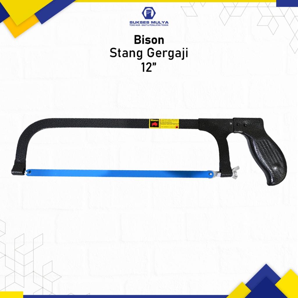 Jual BISON Stang Gergaji 12" Stang Gergaji Besi Fixed | Shopee Indonesia
