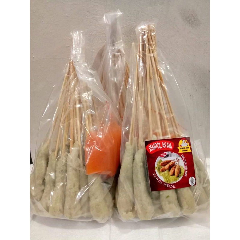 Jual Sempol ayam isi 20 cemilan enak hall Frozen food | Shopee Indonesia