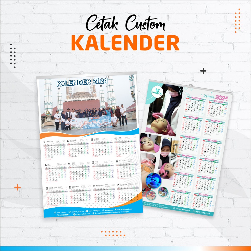 Jual KALENDER DINDING CUSTOM / KALENDER CUSTOM DESAIN / KALENDER ...
