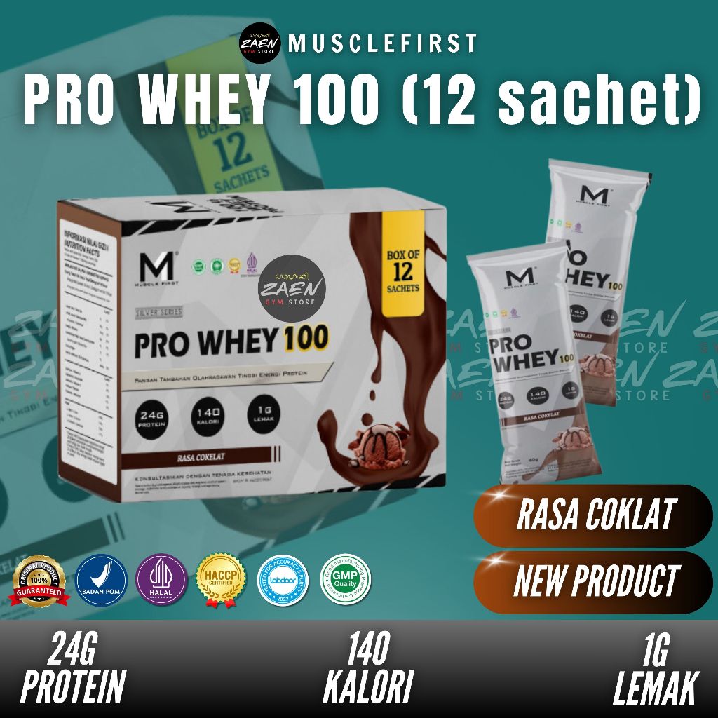 Jual M1 Muscle First Pro Whey Box 12 Sachet | Shopee Indonesia