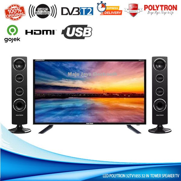 Jual LED TV POLYTRON PLD 32TV1855 32 In USB Movie HDMI TOWER DIGITAL TV | Shopee Indonesia