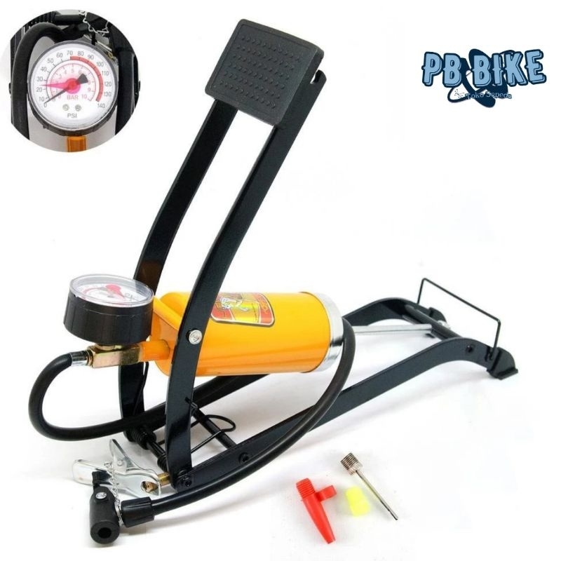 Jual POMPA INJAK SEPEDA JEMBOLY JB-PG803/FOOT PUMP WITH GAUGE | Shopee ...