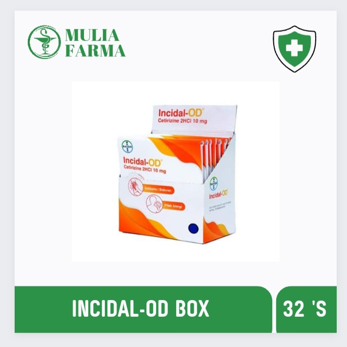 Jual INCIDAL-OD PERBOX ISI 8 STRIP OBAT | Shopee Indonesia