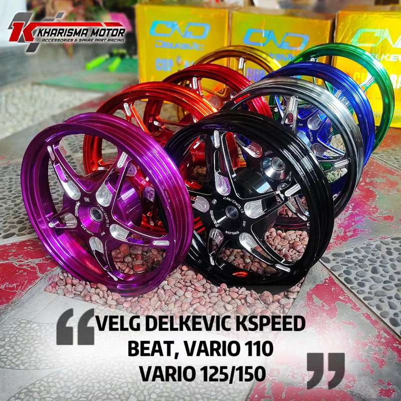 Jual VELG K SPEED DELKEVIC VARIO 125 VARIO 150 BEAT SCOOPY MIO DELKEVIC ...