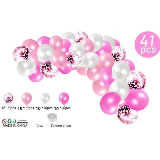 Jual Paket Dekorasi Garland Simple Ulang Tahun Karangan Balon Untuk ... Jual Paket Dekorasi Garland Simple Ulang Tahun Karangan Balon Untuk ...