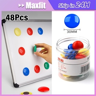 Jual 48Pcs Bulat Magnet Papan Tulis Whiteboard Magnetic Pin 3cm ...
