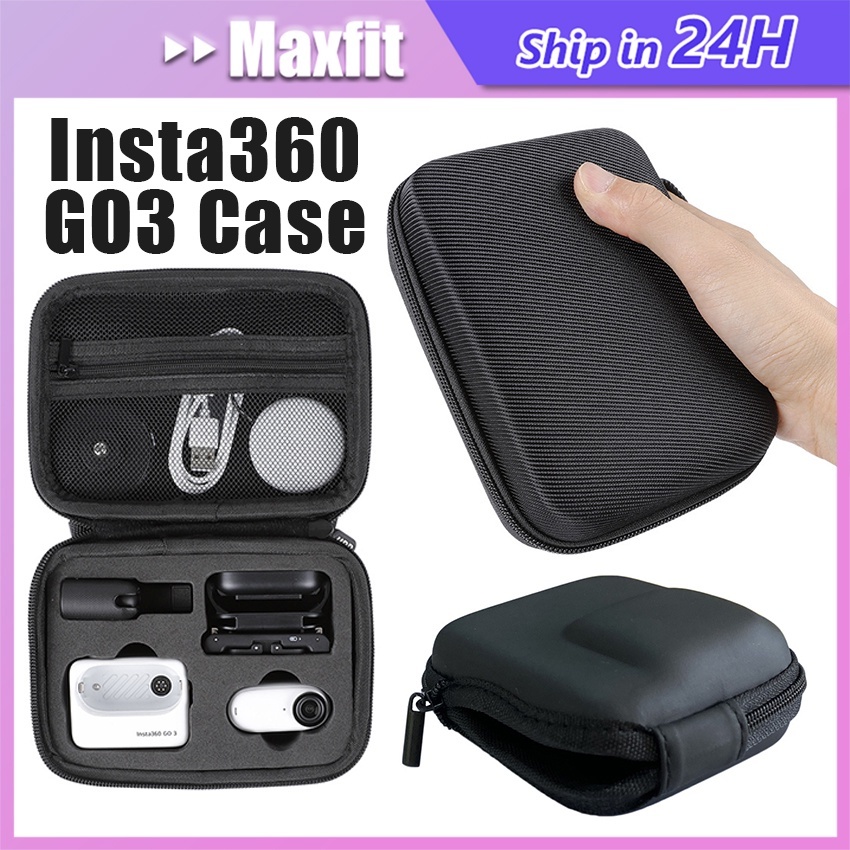 Jual Hardcase Insta360 Go 3 Medium Hardshell Carrying Case Waterproof ...