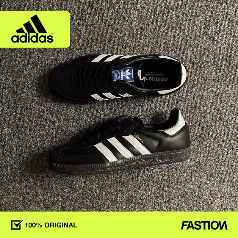 Jual Adidas Samba OG Black Gum | Sepatu adidas Samba original | Shopee ...