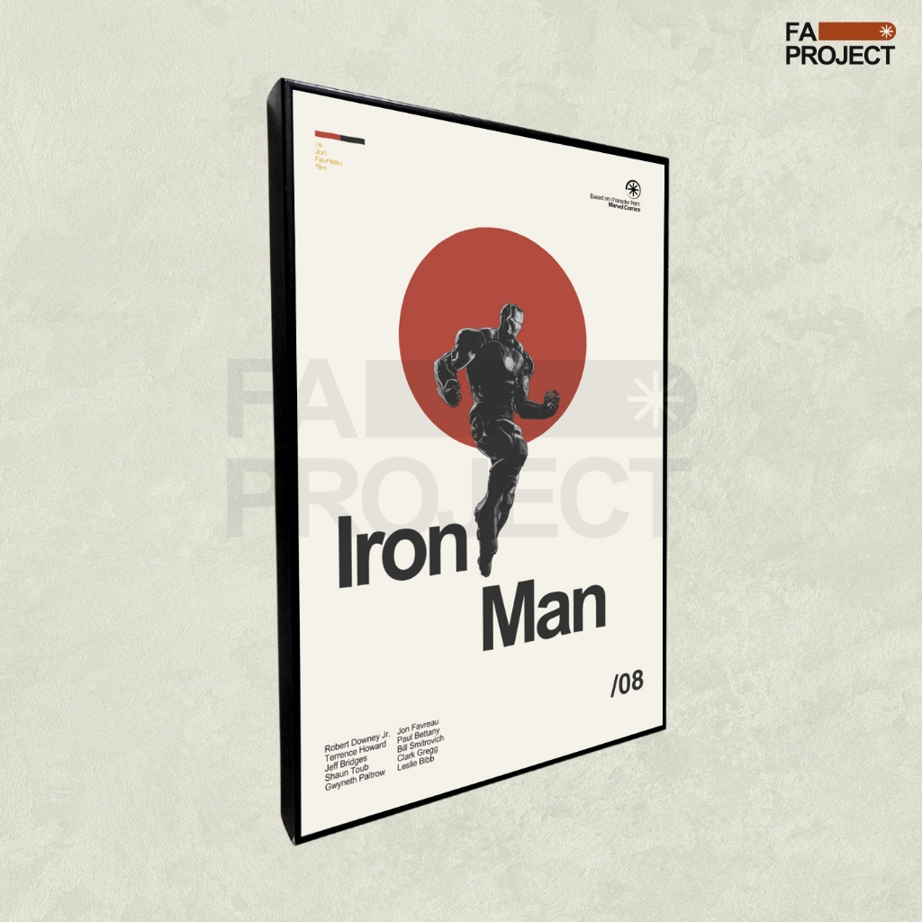 Jual Frame Block Poster - "Iron Man" | Shopee Indonesia