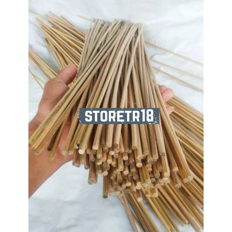 Jual Stik Bambu Lidi Bulat Panjang 70 Cm Per 50 Batang | Shopee Indonesia