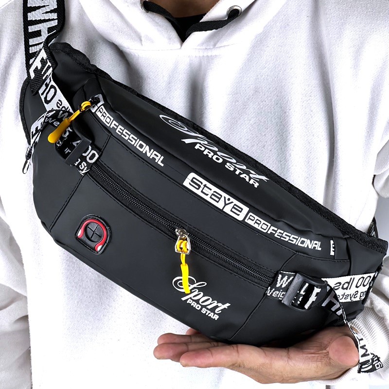 Jual TAS SALEMPANG WATERPROOF ANTI AIR PRIA WANITA SPORTY OUTDOOR WAIST ...