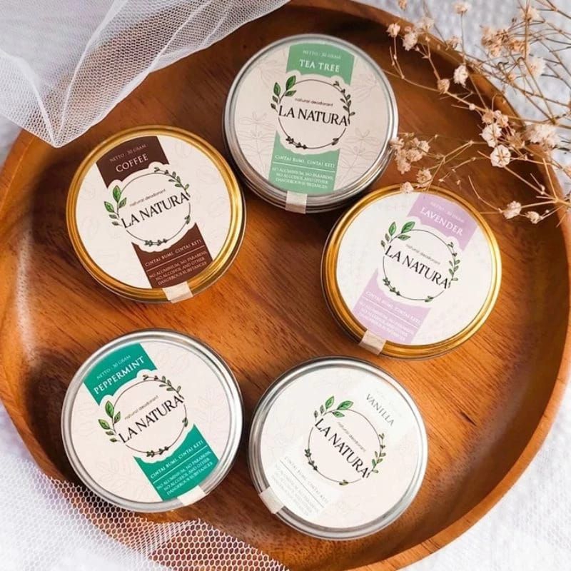 Jual La Natura Deodorant 30gr Alami Deodorant Balm BPOM Penghilang Bau ...