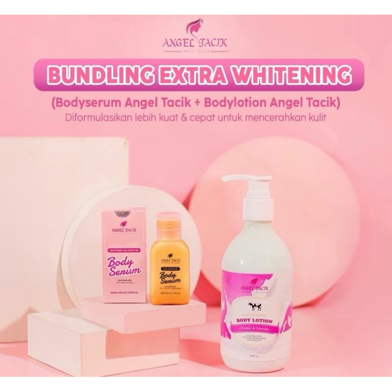 Jual PAKET WHITENING ANGEL TACIK ( Bodylotion + Bodyserum ) | Shopee ...