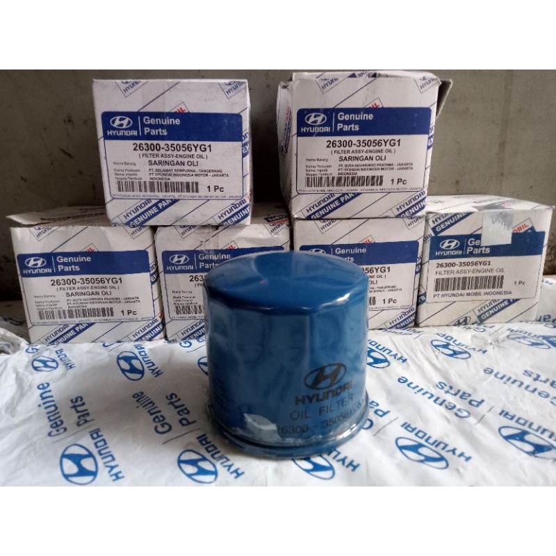 Jual filter oli 26300-35056 hyundai matrix Avega KIA Carens rio ...