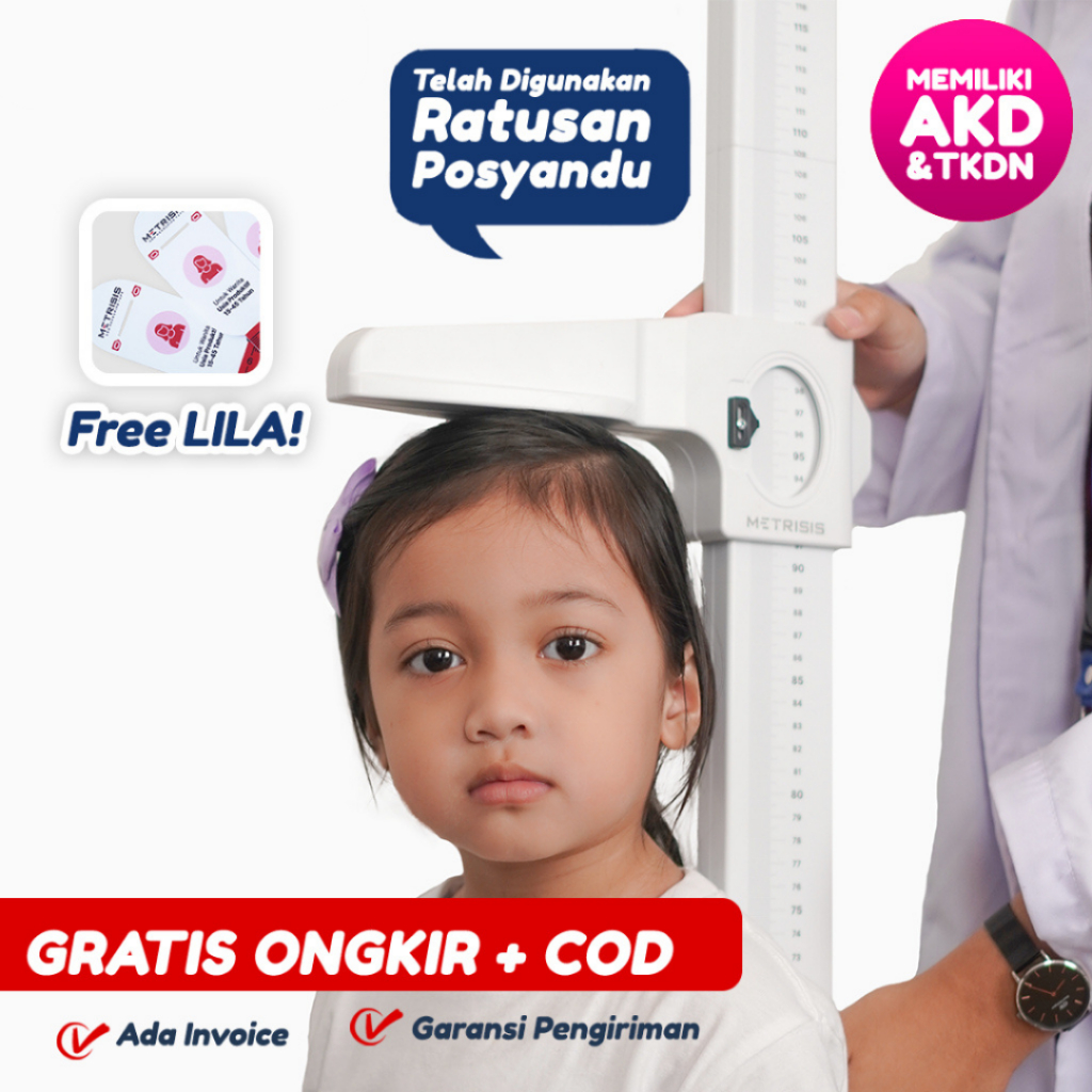 Jual Alat Ukur Tinggi Badan/Tinggi Badan Dewasa/Stadiometer/Pengukur Tinggi Badan/ Bahan Plastik ...