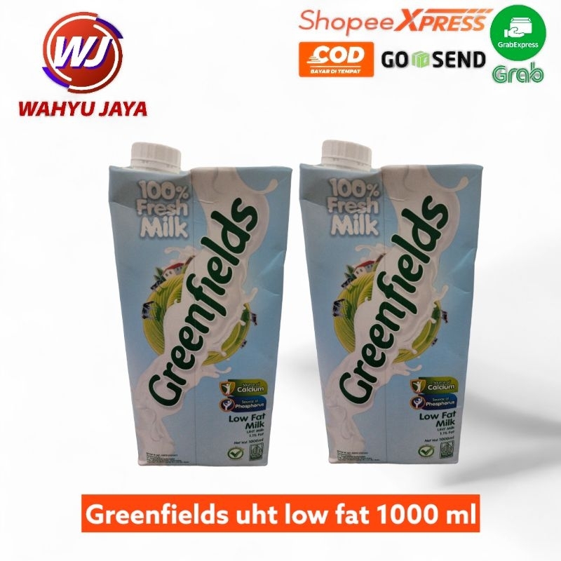 Jual Greenfield uht low fat 1000 ml | Shopee Indonesia