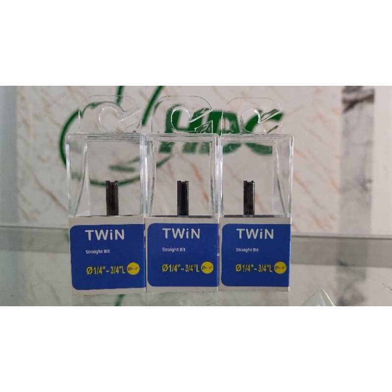 Jual MATA PROFIL LURUS - MATA ROUTER NON BEARING TWIN UK 6 MM 1/4" - 3/ ...