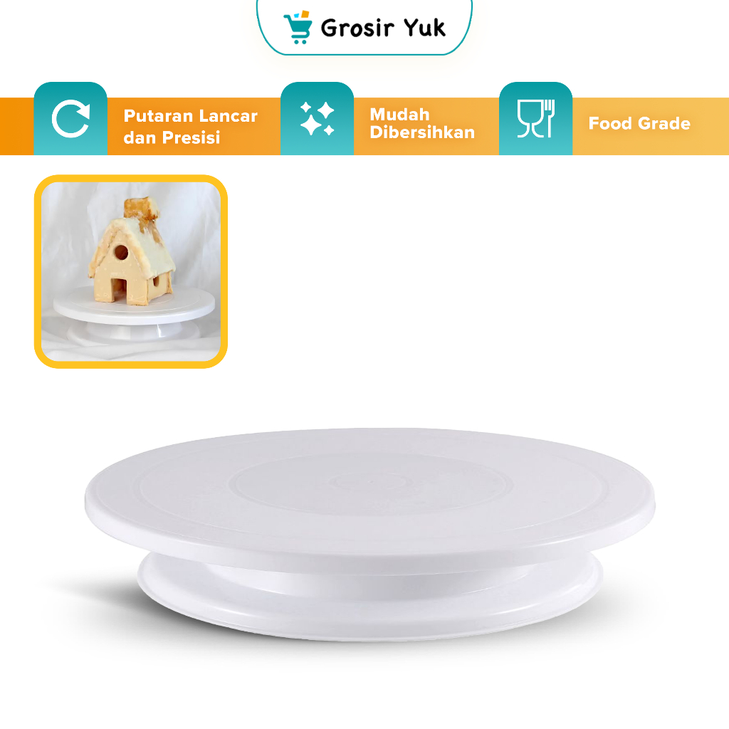 Jual Meja Hias Kue Tart Putar Tatakan Cake Decorating Stand 27.5cm 11 ...