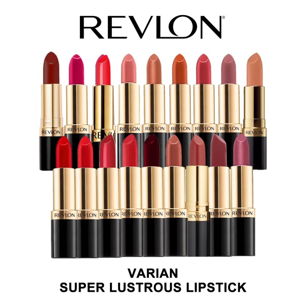 Jual Revlon Lipstik Superlustrous Semi Matte dan Lembab | Matte ...